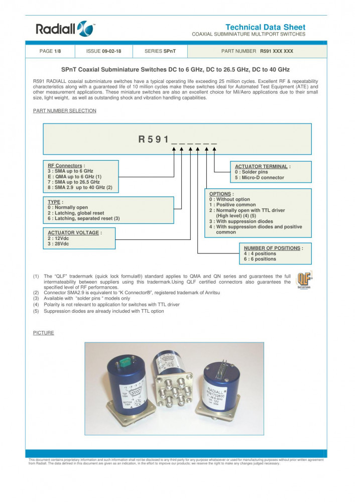 3M 3S504-S330-B00 PN technical document page 1