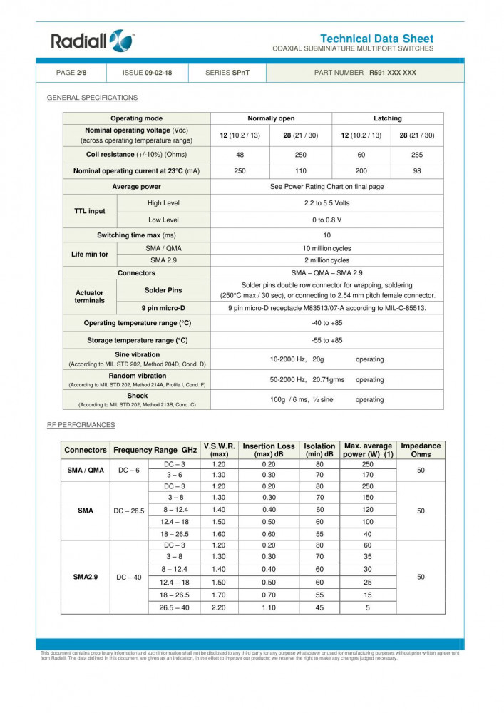 3M 3S504-S330-B00 PN technical document page 2