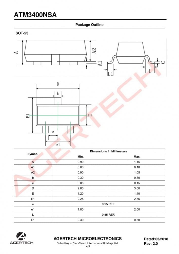 ATM3400NSA datasheet page 4