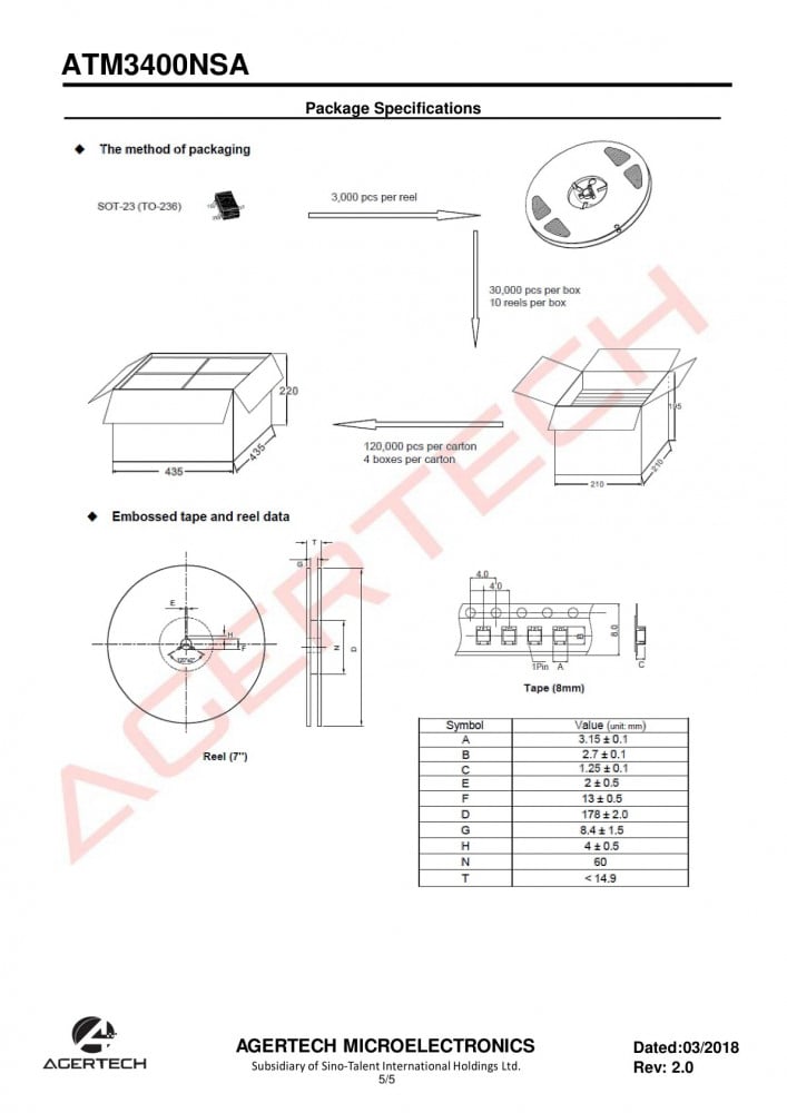ATM3400NSA datasheet page 5