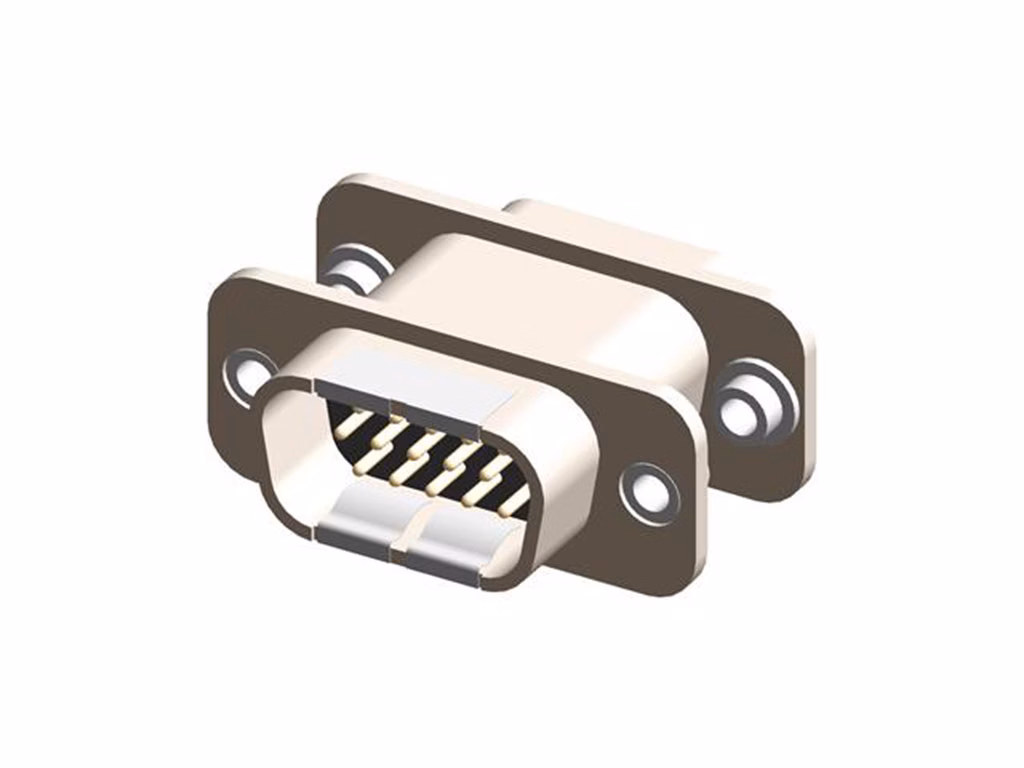 High-Density EMI Filtered D-Sub Adapter, Male-to-Female, Straight, 1000pF C, 15 Circuits for sale