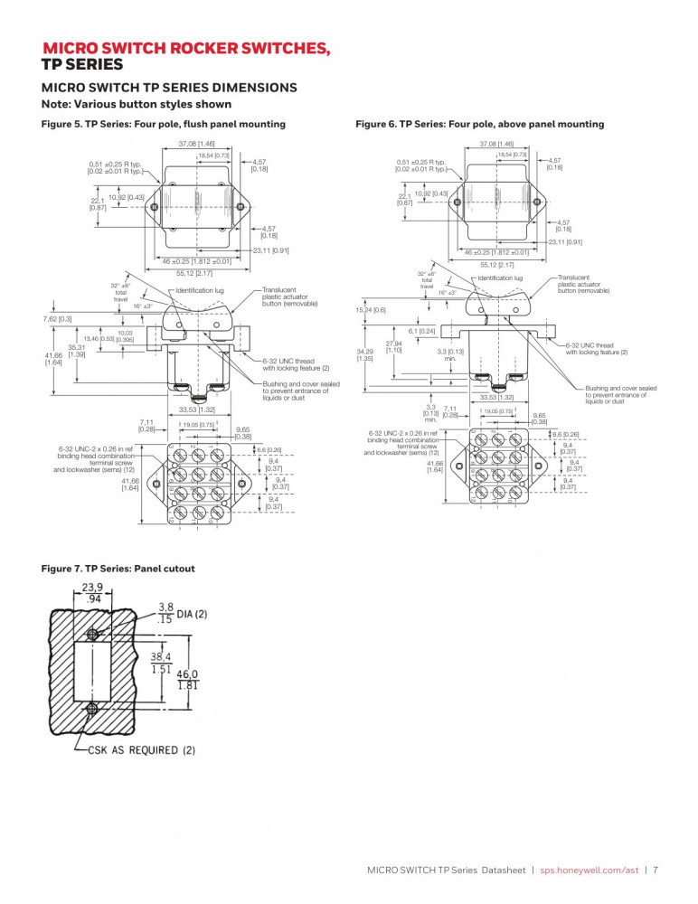 Honeywell TP Series technical document page 7