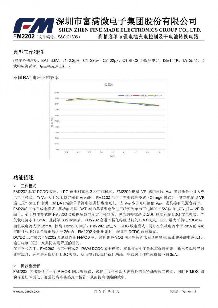 FM2202P datasheet page 5