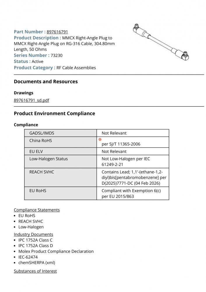 897616791 product document, page 1