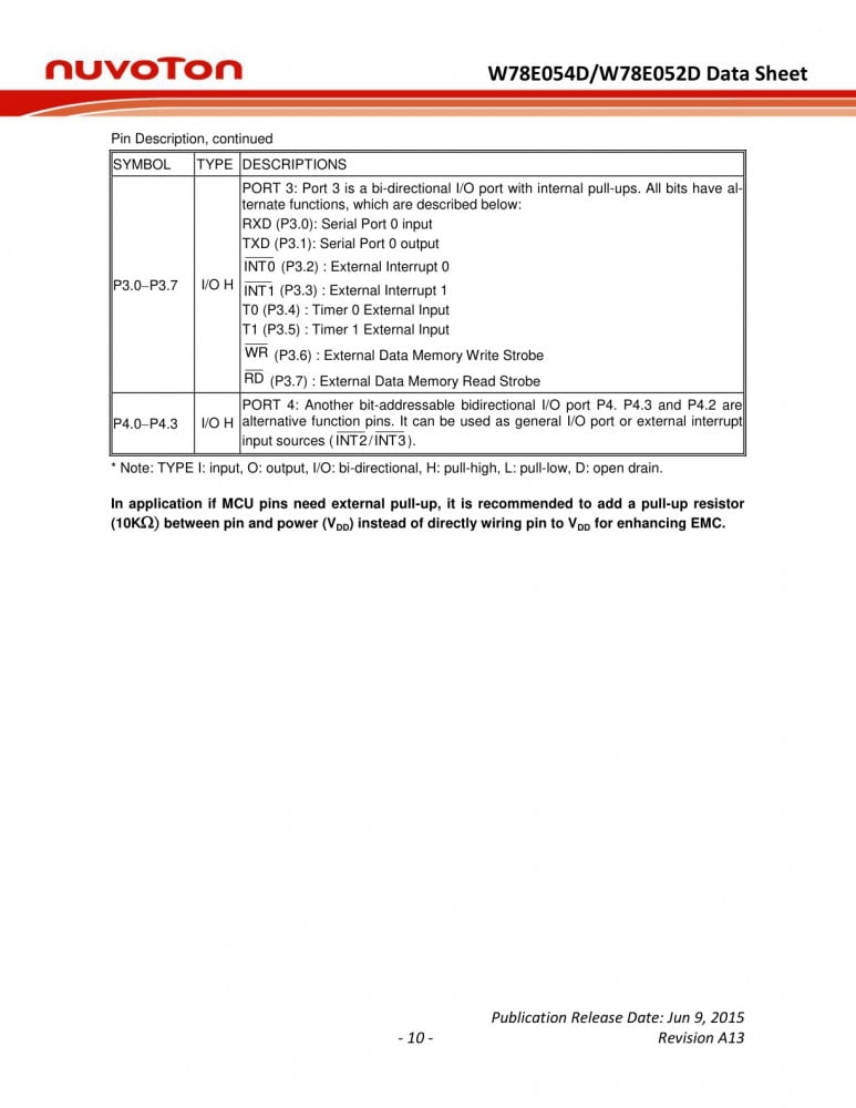 NUVOT datasheet page 10