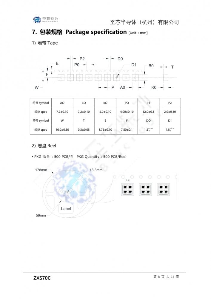 ZXS70C datasheet page 9