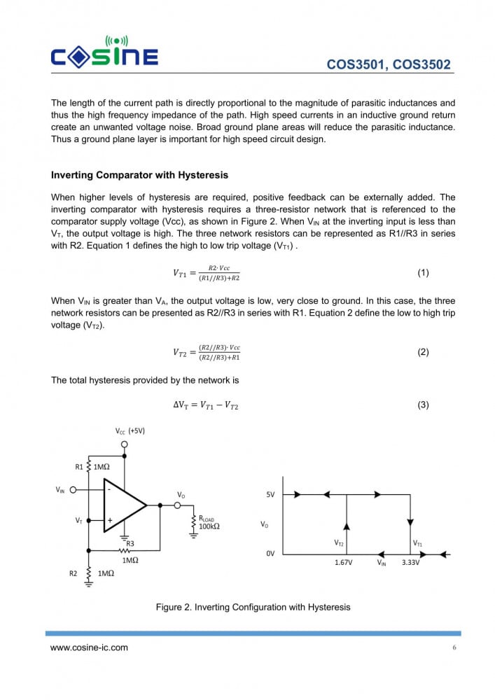 COS3502SR datasheet page 6