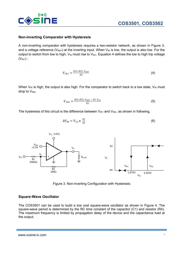 COS3502SR datasheet page 7
