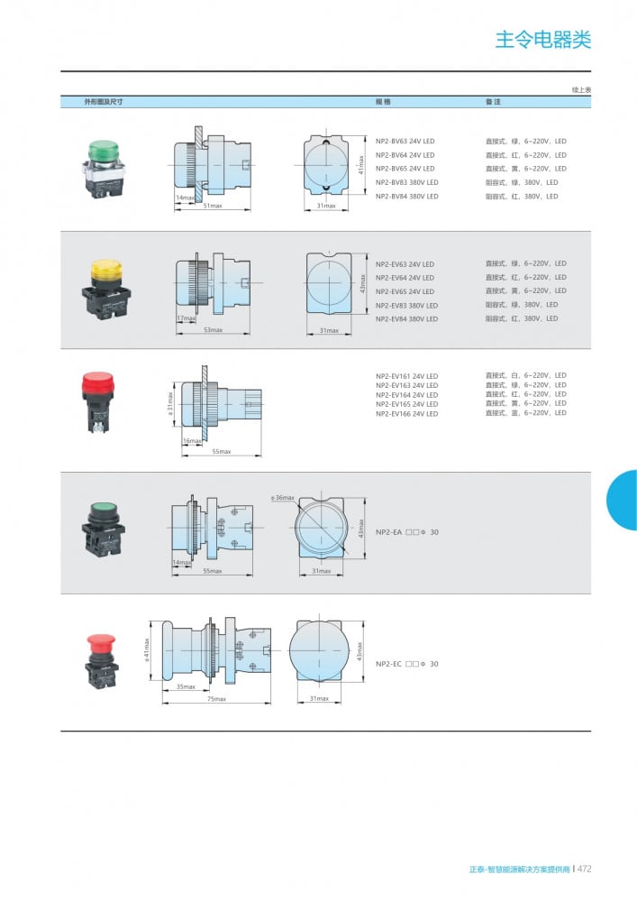 CHINT NP2 catalogue page 8