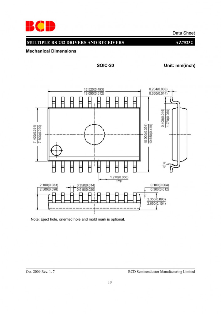 AZ75232GSTR-G1 datasheet page 10