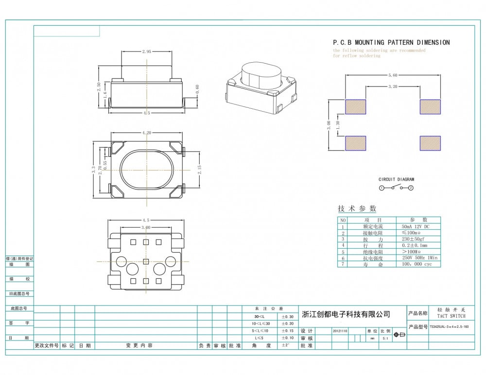 TS3425UAL-3x4x2.5-160 datasheet page 8