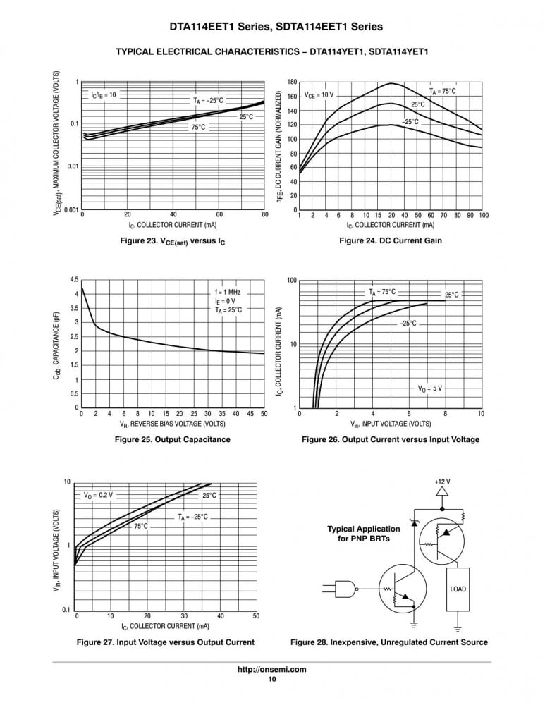 DTA114EET1 datasheet page 10