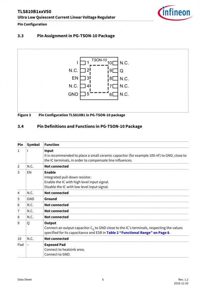 TLS810B1 datasheet page 6
