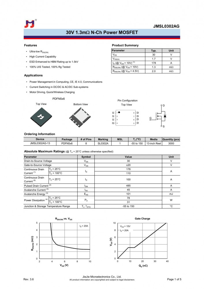 JMSL0302AG datasheet page 1