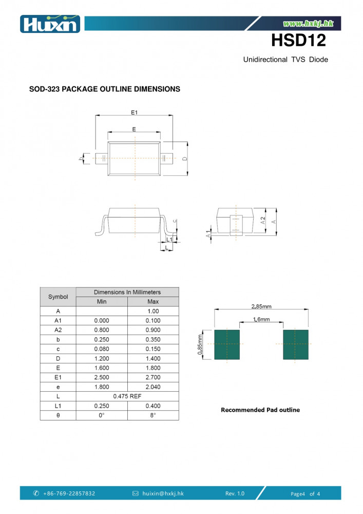 Huixin HSD12C datasheet page 4