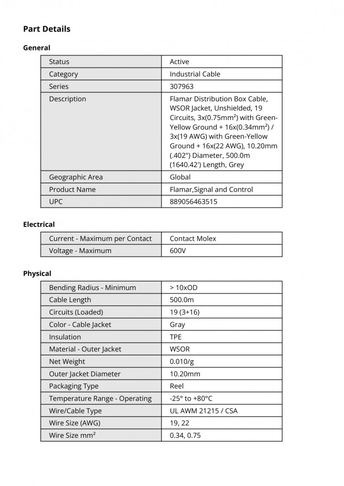 Product document page 2