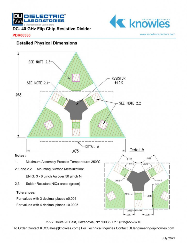 PDR06380 datasheet page 3