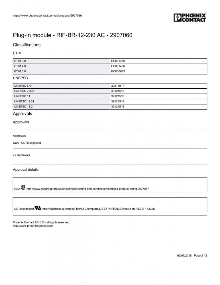 Phoenix Contact 2907060 product document page 2