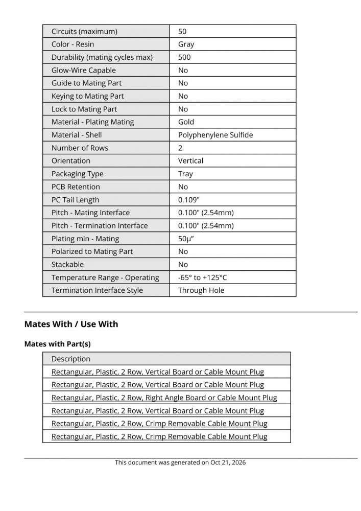 WTAX50SAD7 technical document image, page 2