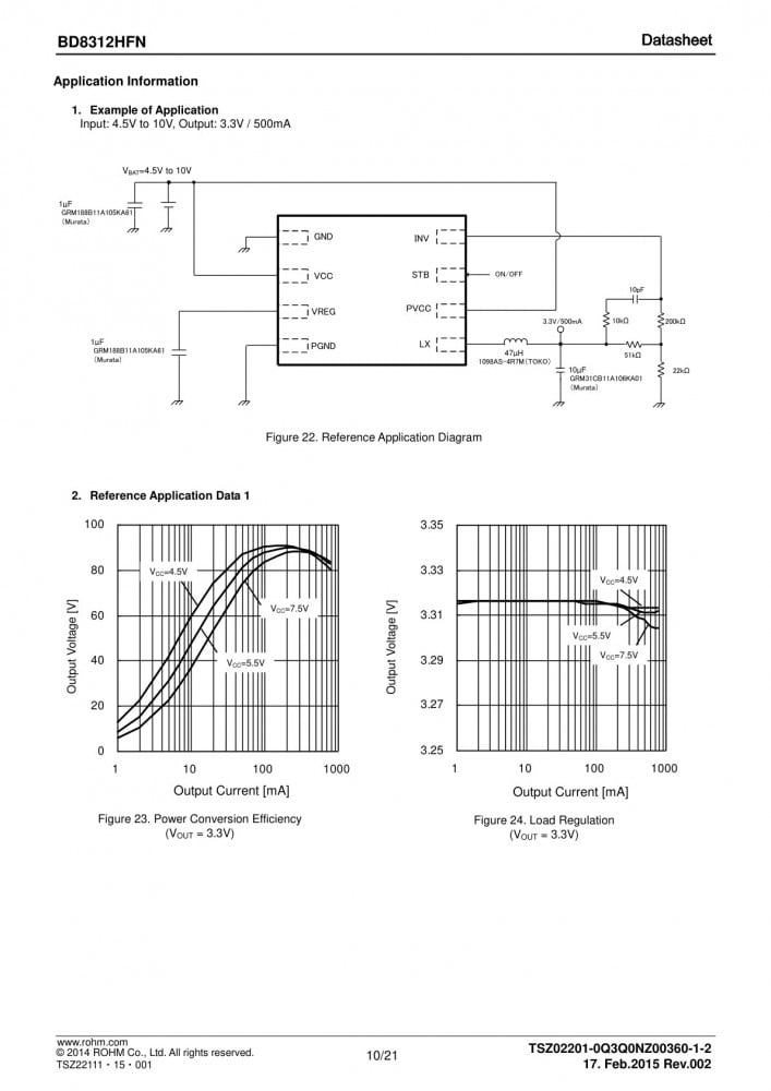 BD8312HFN-TR datasheet page 10