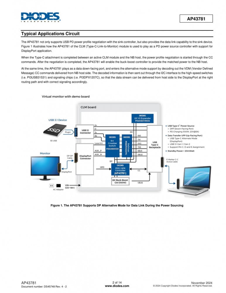 AP43781DKZ-13 datasheet page 2