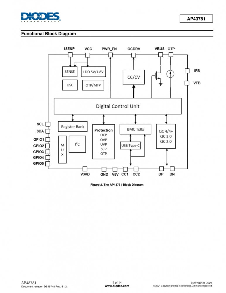 AP43781DKZ-13 datasheet page 4