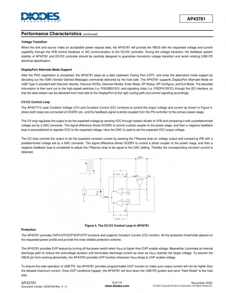 AP43781DKZ-13 datasheet page 8