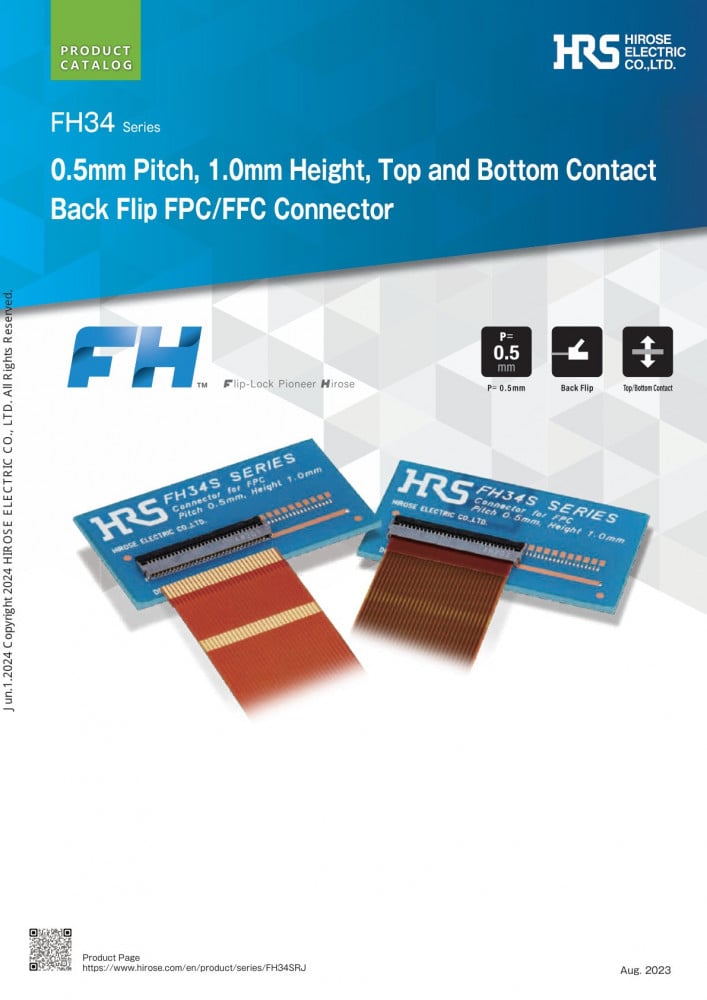 HRS FH34D datasheet page 1