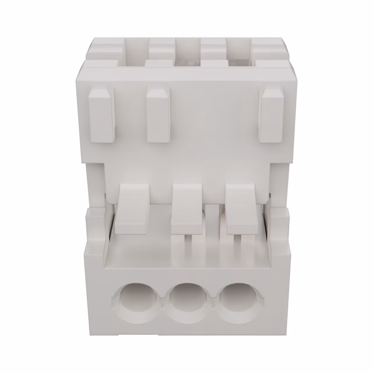 Appli-Mate RAST 2.5 IDT Housing, 2.50mm Pitch, Direct/Indirect, Female, 3 Circuits, Position Key C Removed, Voided Circuit 1 for sale