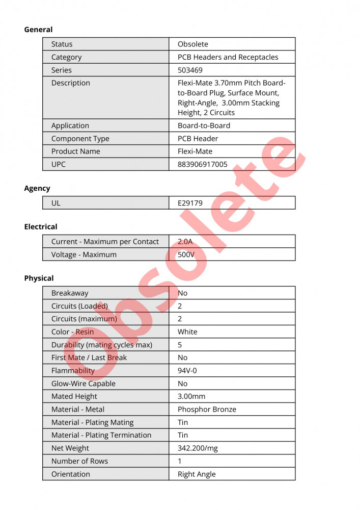 Technical document page 2 for product reference