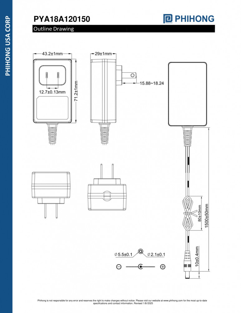 PYA18A120150 technical document page 3
