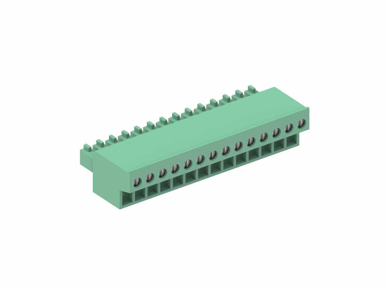 3.81mm Pitch Eurostyle Horizontal Plug, In-Line, 9 Circuits
