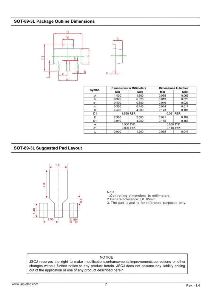 SCJA1117B-5.0-A datasheet page 8