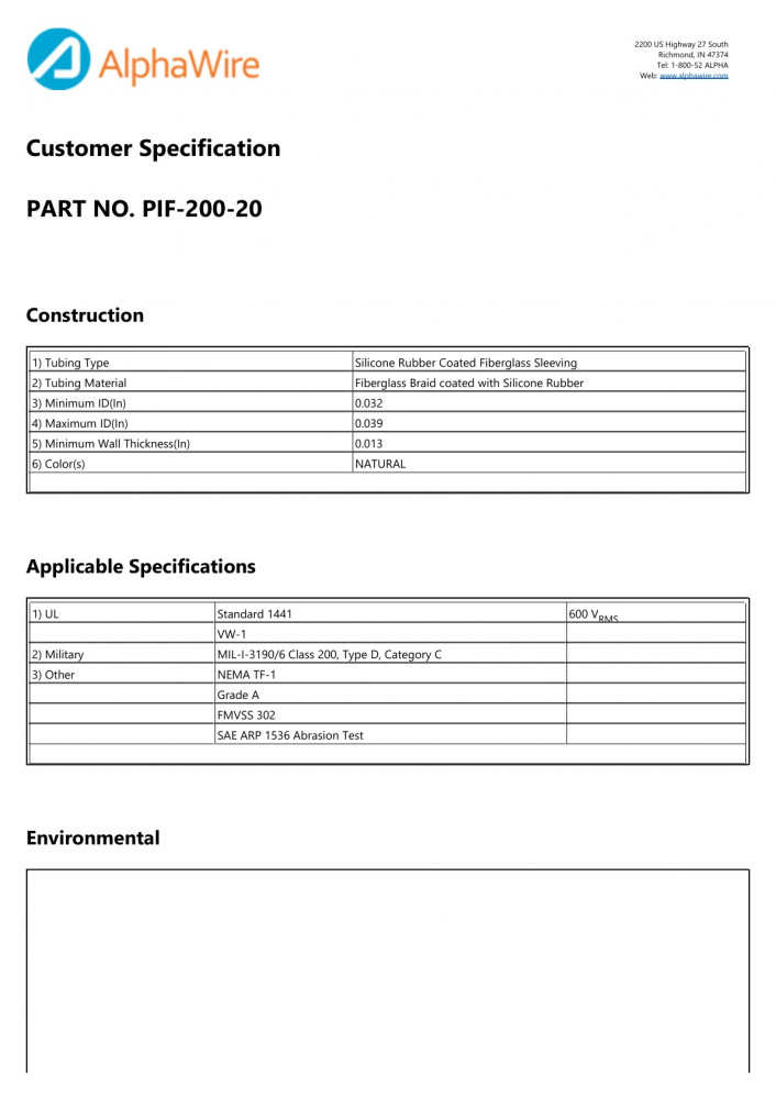 PF20020 NA001 technical document page 1