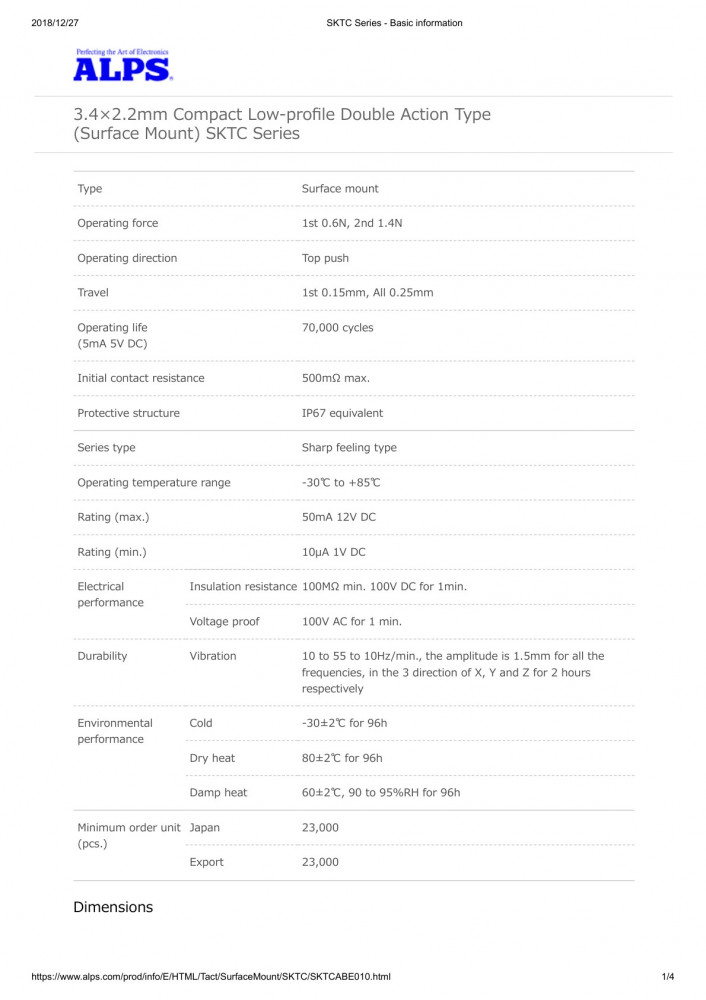 SKTCABE010 product specifications