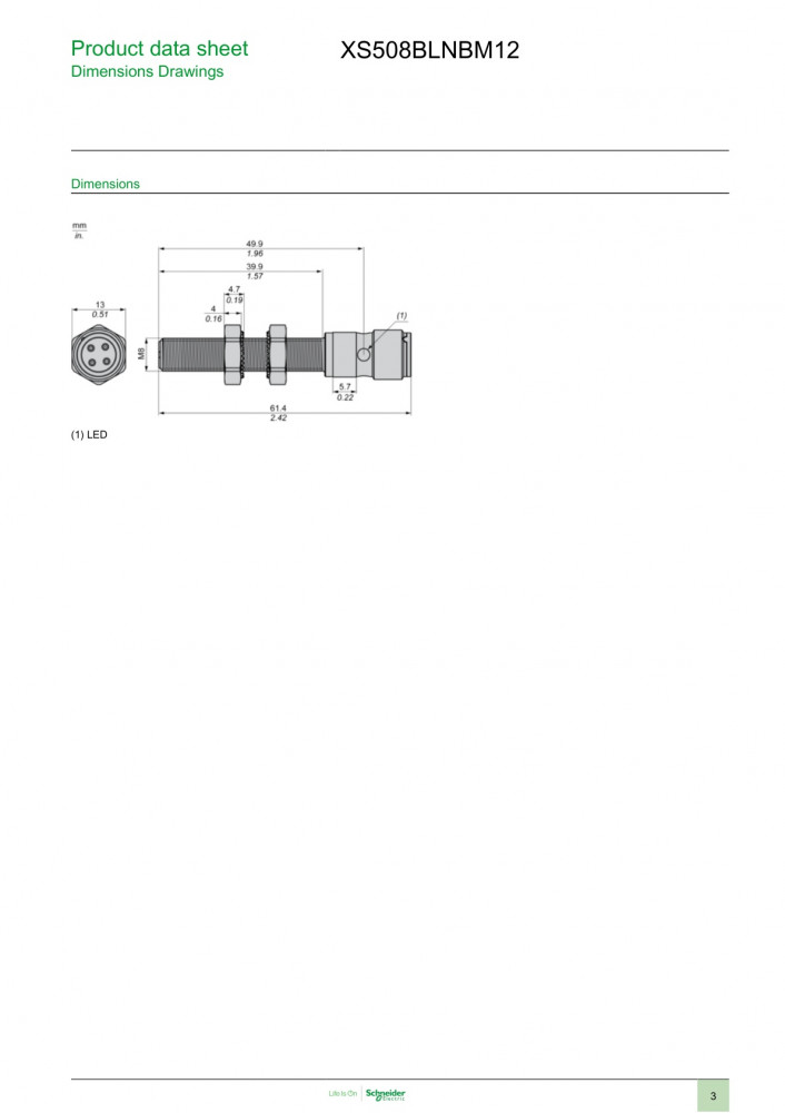 XS508BLNBM12 technical document page 3