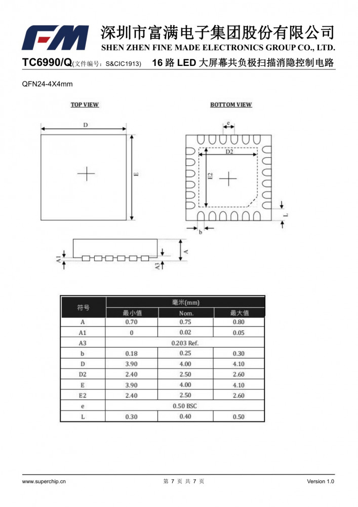 TC6990 datasheet page 7