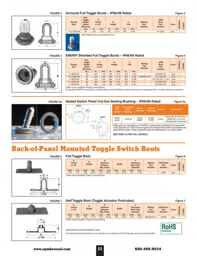 APM Hexseal product documentation page 2