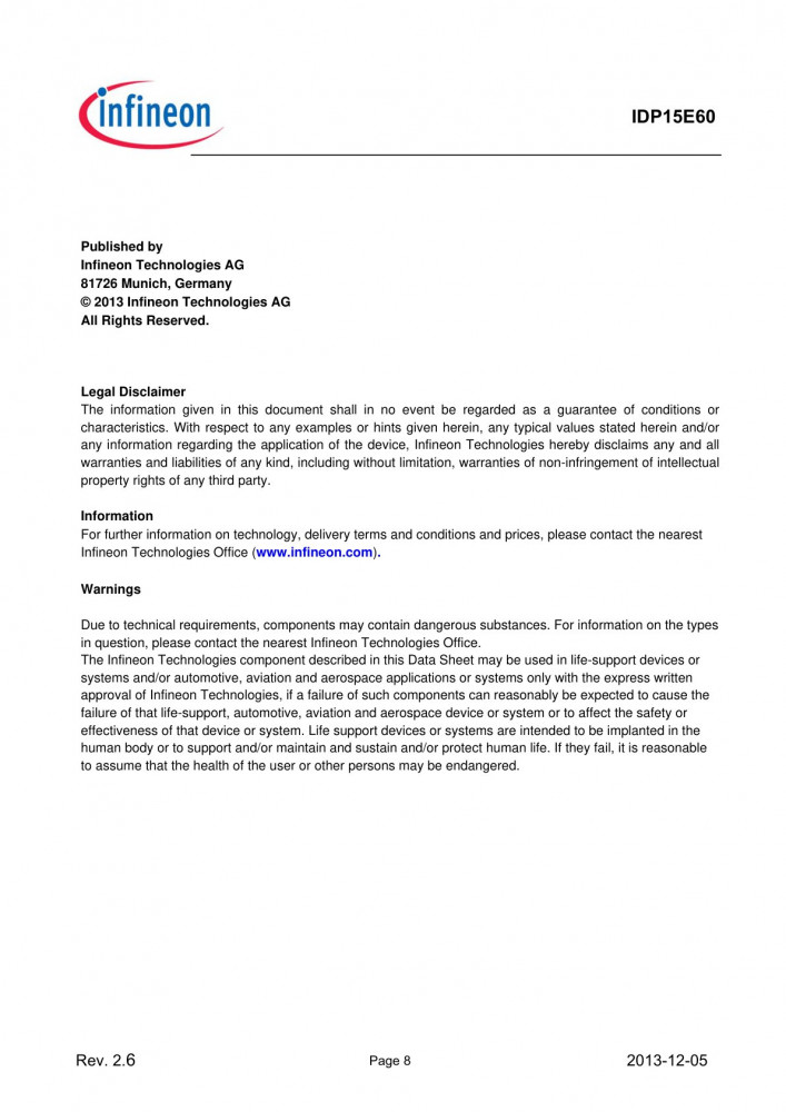 IDP15E60 datasheet page 8