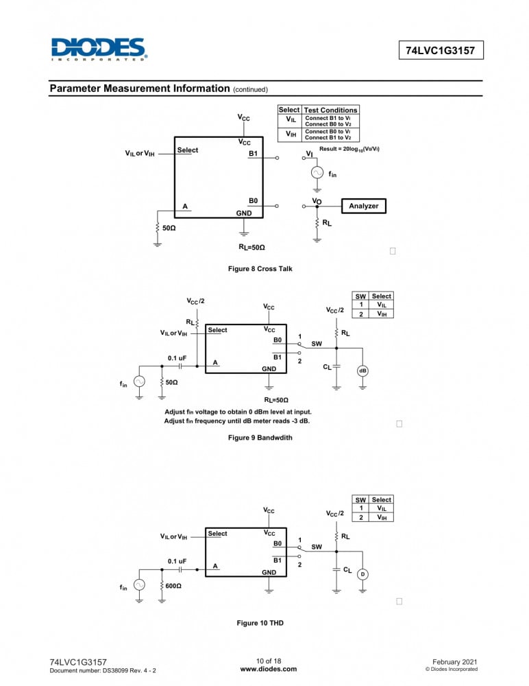 74LVC1G3157FZ4-7 datasheet page 10