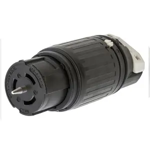 Locking Devices, Twist-Lock®, Industrial, Female Connector Body, 50A 3-Phase Delta 250V AC, Non-NEMA