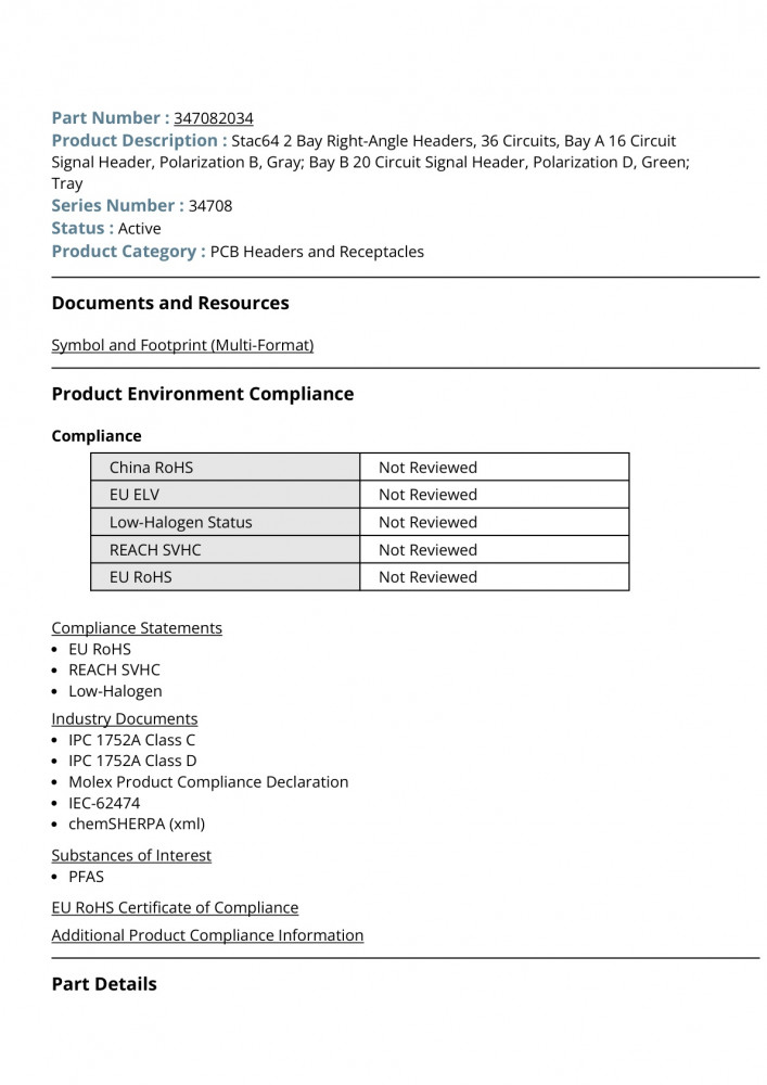 Product document image, page 1