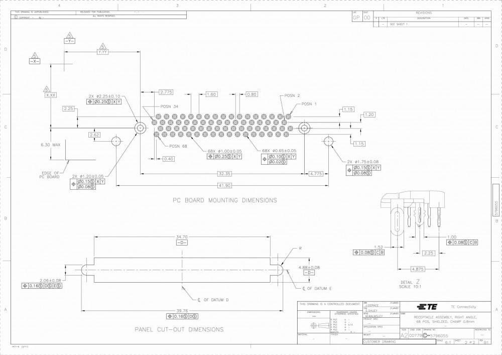 TE Connectivity 5796055-1 drawing page 2