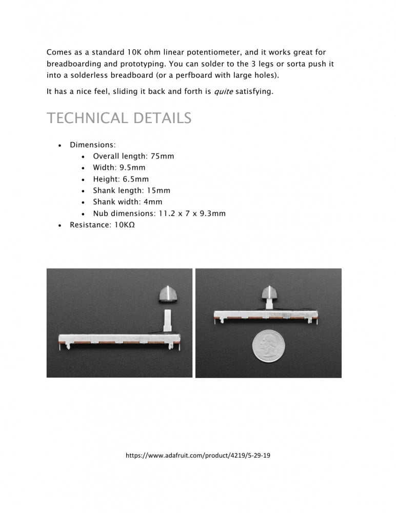 Adafruit 4219 technical document page 2