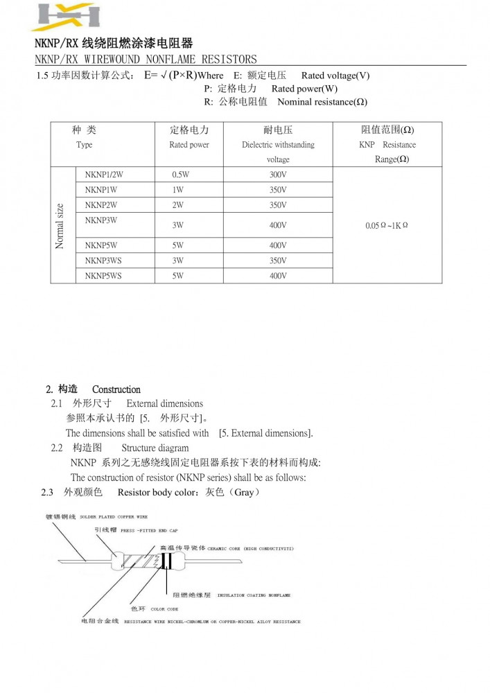 NKNP series datasheet page 3