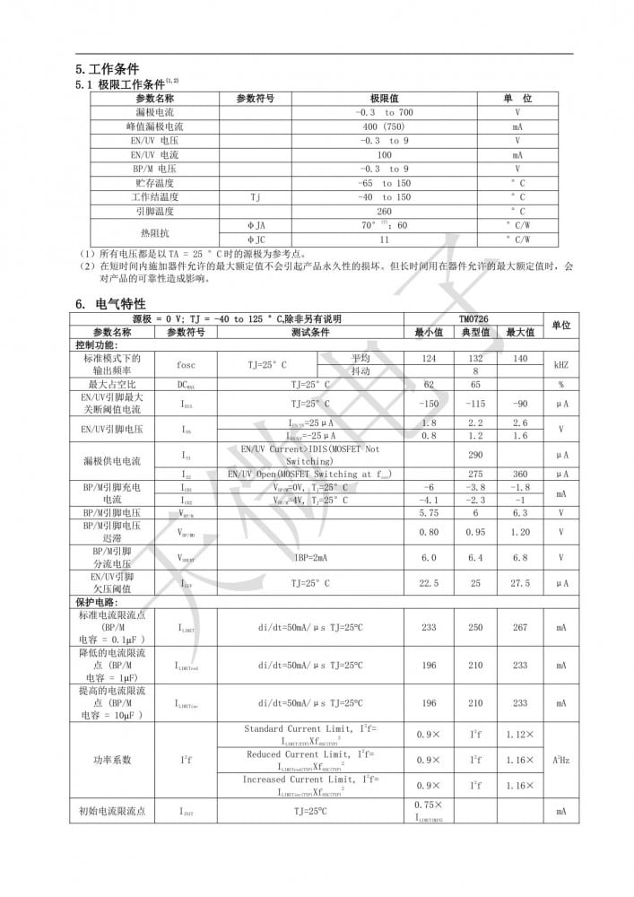 TM0726 datasheet page 3