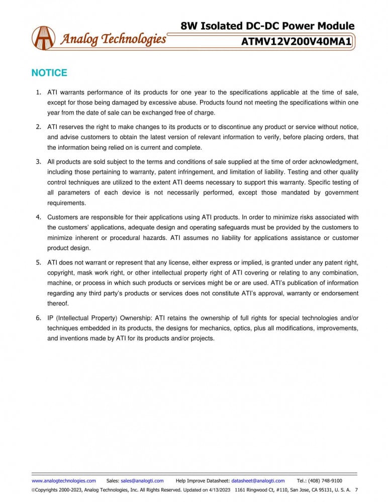 ATMV12V200V40MA1 datasheet page 7