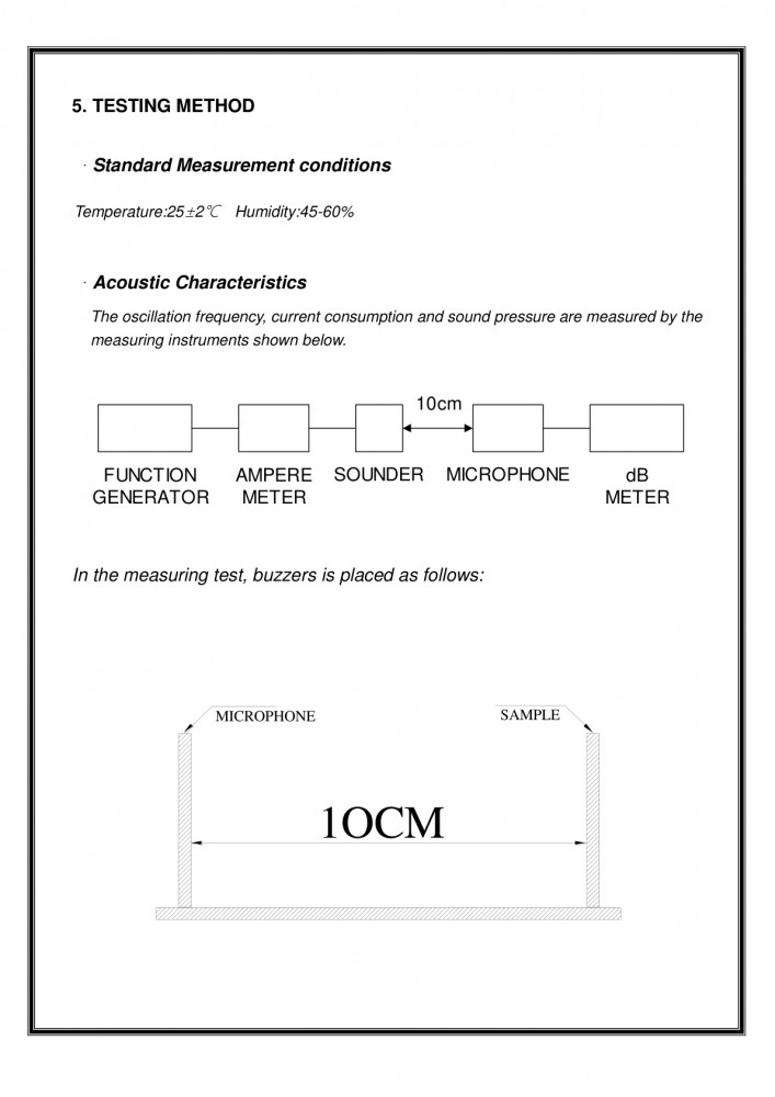 HYG-5030A specification page 4