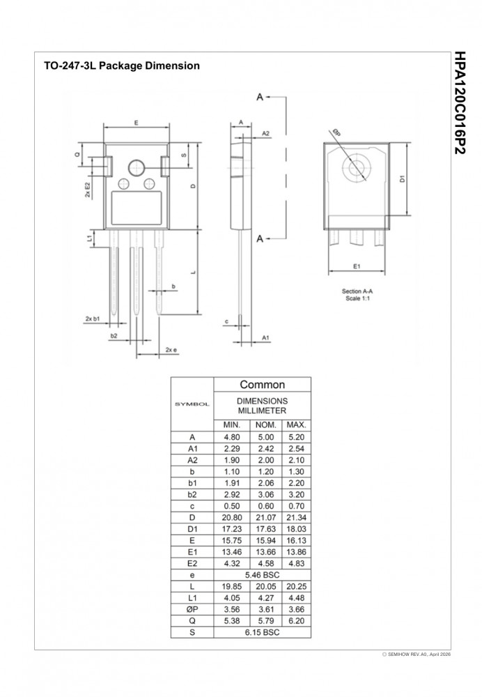 HPA120C016P2 datasheet page 8