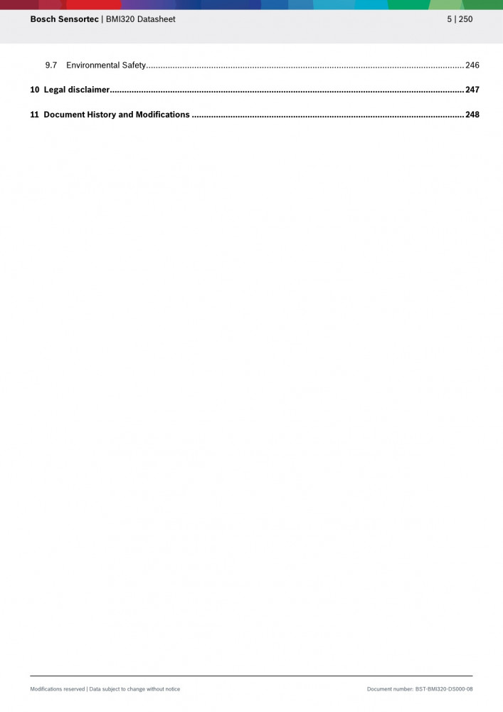 BMI320 datasheet page 5
